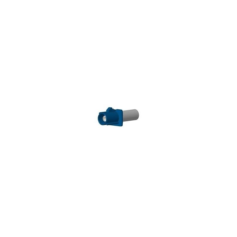 CONECTOR FAKRA TIPO C SMB MACHO AZUL PARA CABLE RG58 PARA GPS