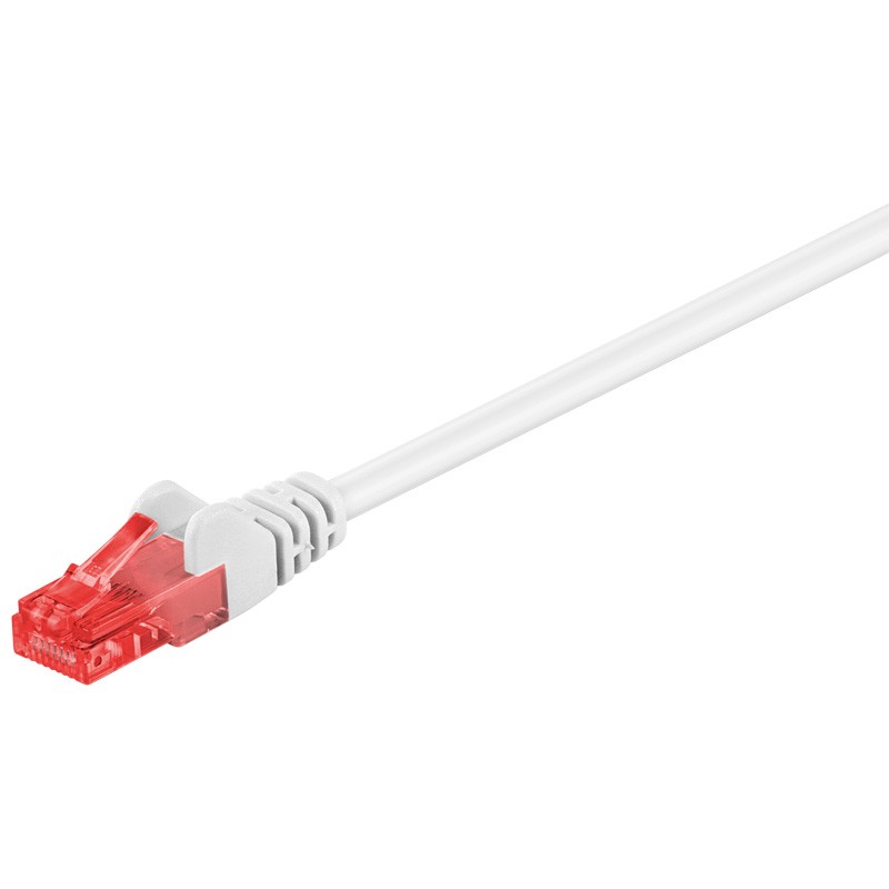 LATIGUILLO CABLE UTP CAT6 RJ45 Macho-Macho 2 Metros BLANCO